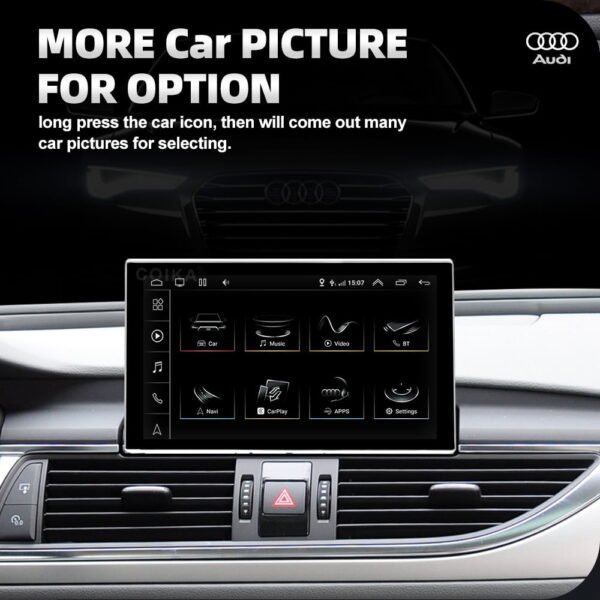 Audi A6 C7 ir A7 2012 – 2018 metų android multimedija – Automobilių ...