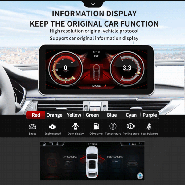 Audi A6 C7 ir A7 2012 – 2018 metų android multimedija – Automobilių ...