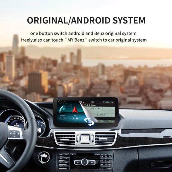 Mercedes Benz 10.25 colių W212 2009-2016 android multimedija ...